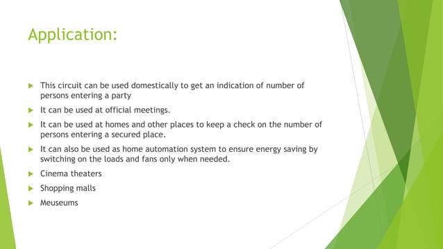 Light Automation System Using Bidirectional Visitor Counter Ppt