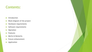 Light Automation System Using Bidirectional Visitor Counter | PPT