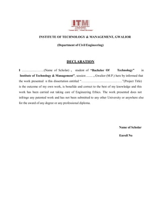 Major project-report-format (1) (1) | PDF | Undergraduate Education ...