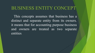 Major accounting concept | PPTX
