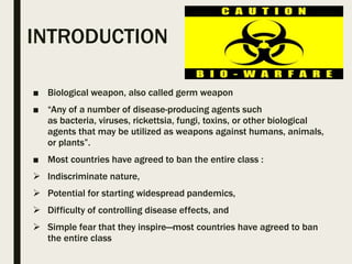 Major agents and their characteristics which has been | PPTX