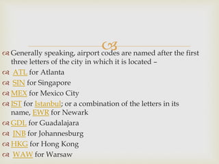 Major Airline Companies in the World Part I | PPTX