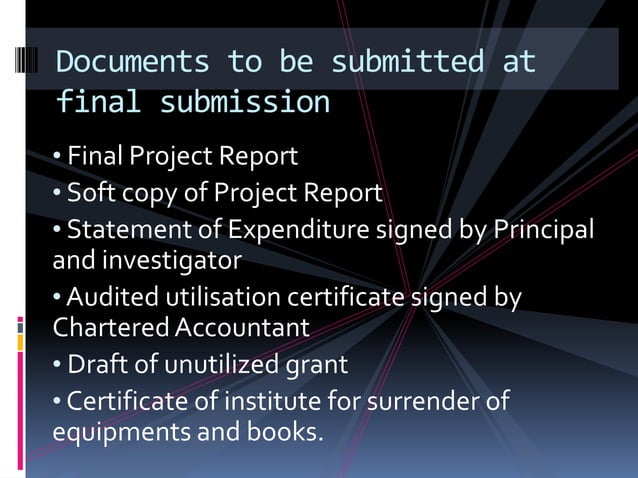 Major and minor Research Projects | PPTX