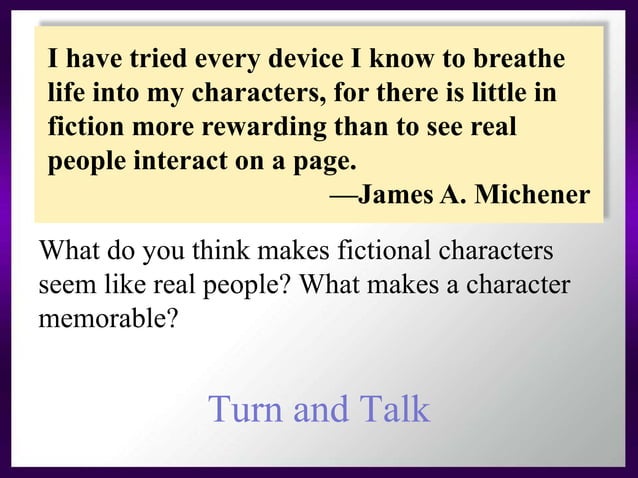 Character design in narrative stories for fiction | PPT