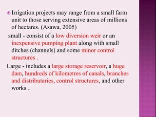 MAJOR AND MINOR IRRIGATION PROJECTS.pptx