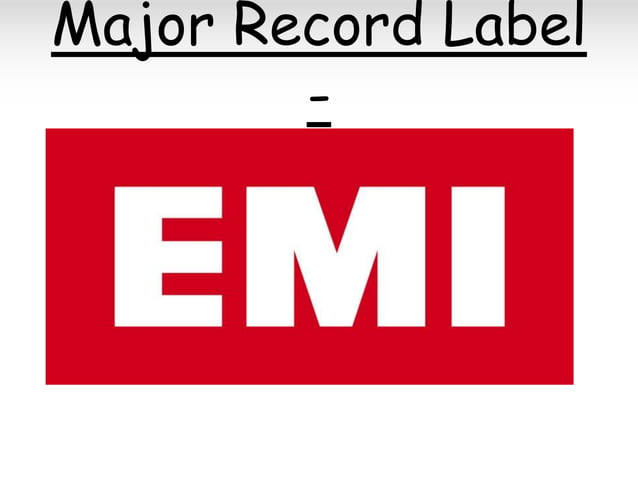 Major and minor record labels research | PPTX
