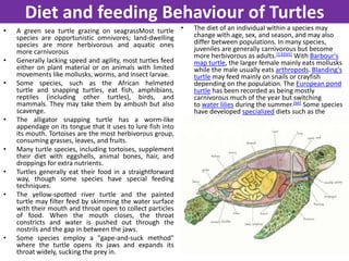 Major Aquatic Reptiles with special focus on Anatomy and Biology and conservation status of ...
