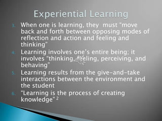 Experiential Learning Theory | ZIP