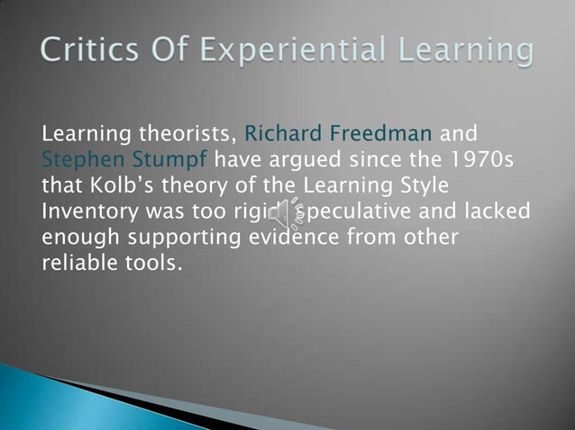 Experiential Learning Theory | ZIP | Adult Education | Education