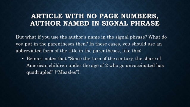 Major assignment 3 lecture nine integrating quotes | PPT