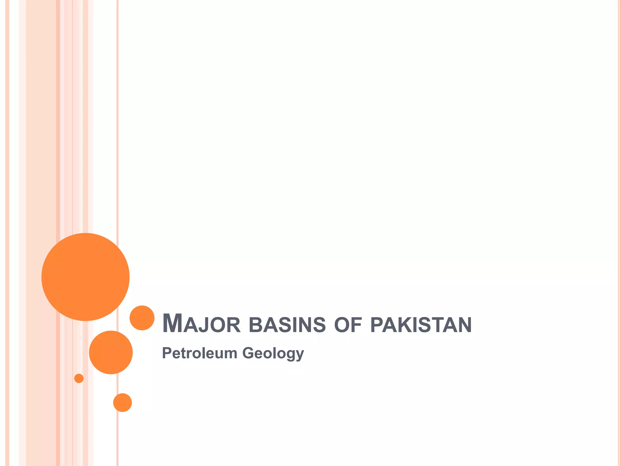 Major basins of Pakistan | PPTX