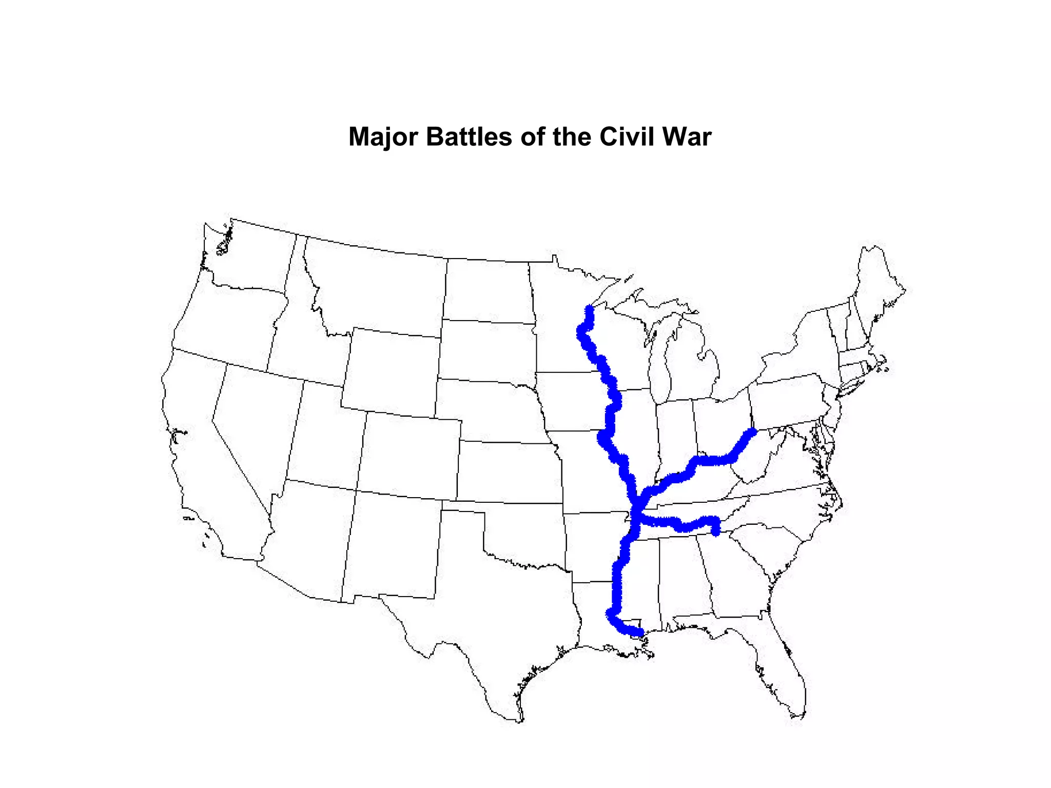 Major battles of the American Civil War | PPT