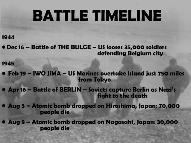 Major Battles Of WW2 | PPT