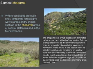 Major biological communities | PPT