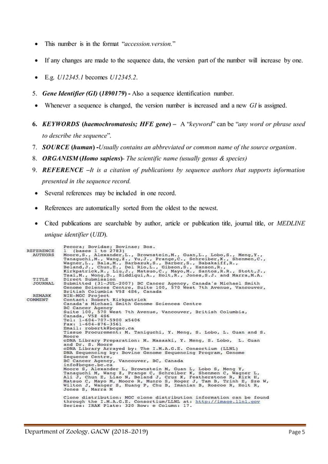 Major biological nucleotide databases | DOCX | Databases | Computer Software and Applications
