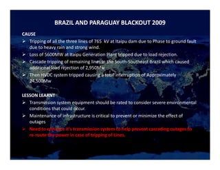 Major blackout in the world | PDF
