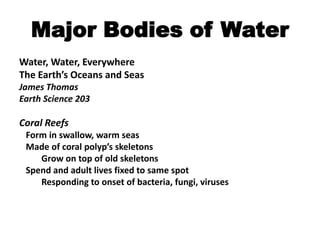 Major bodies of water | PPT