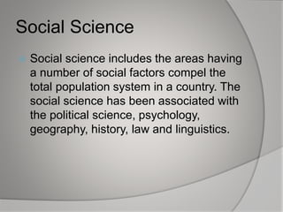 Major Branches of Science for Assignment Writing | PPT