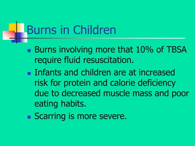 Major burn management | PPT