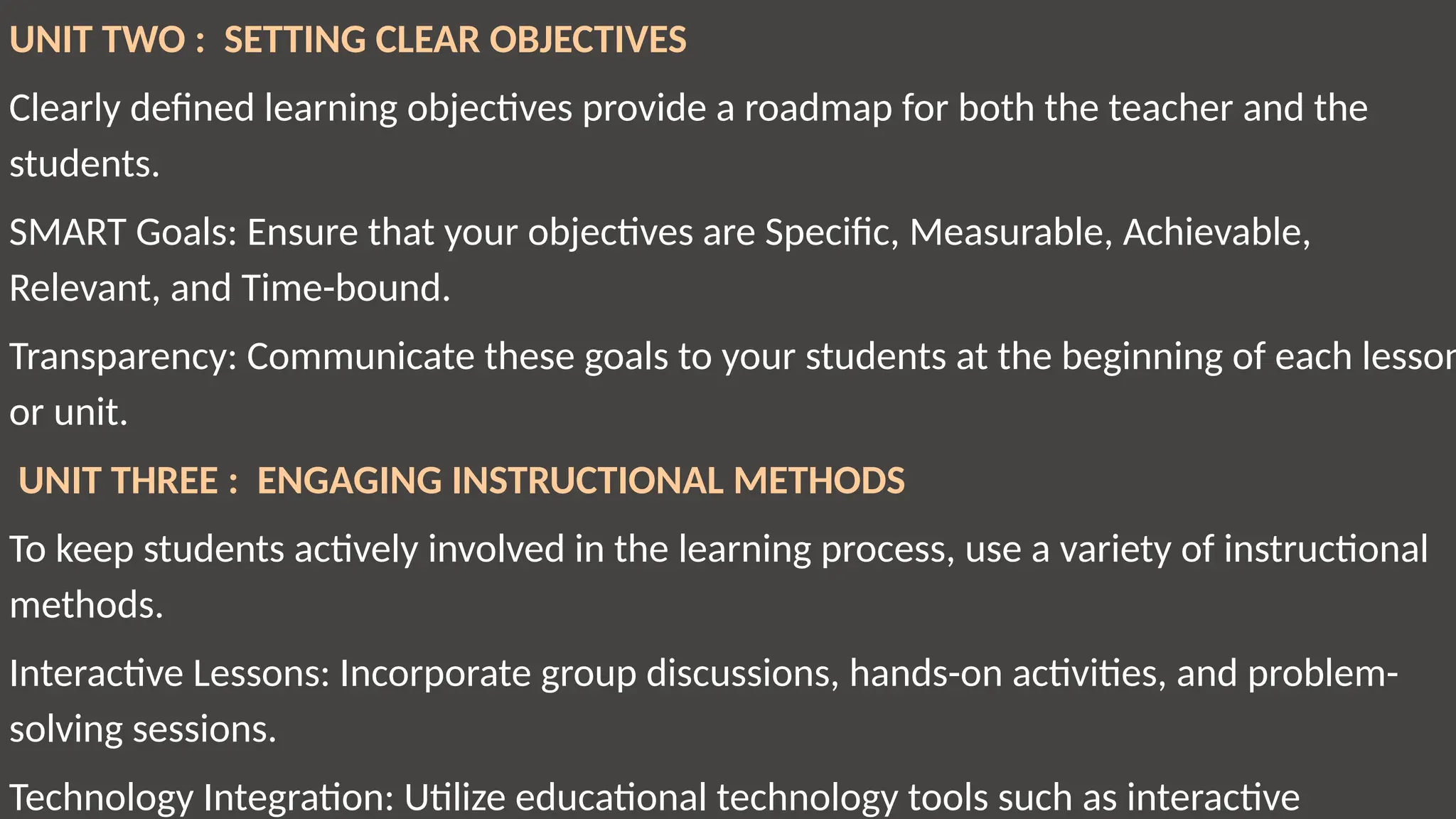 MAJOR C.I effective teaching methodologies.pptx