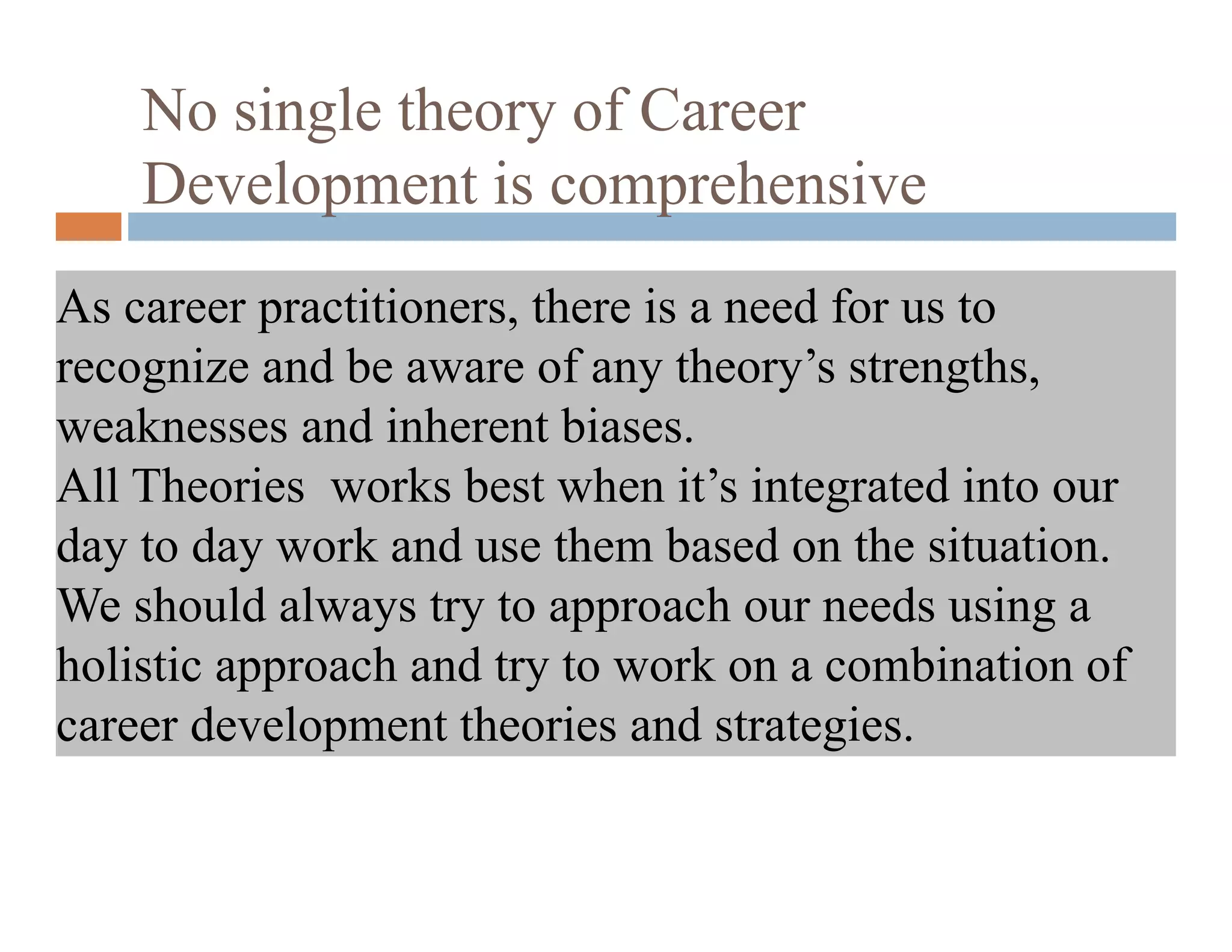 Career Development Theories | PDF