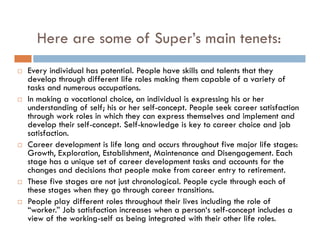 Career Development Theories | PDF