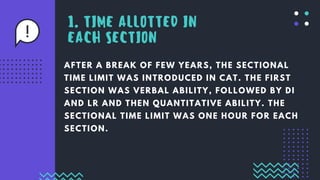 Major changes in CAT Exam Pattern | PPT