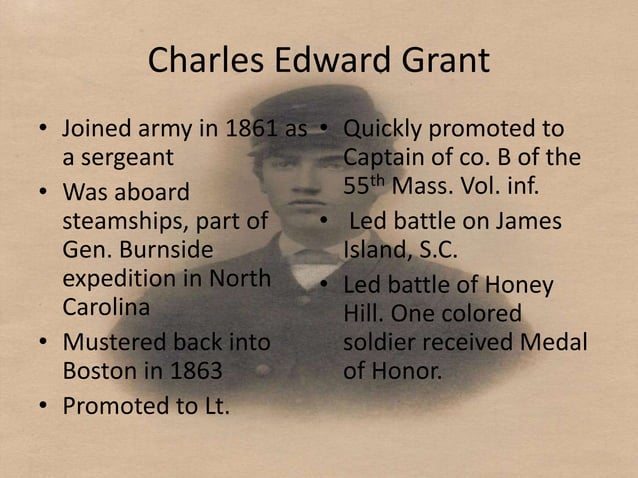 Major charles edward grant | PPT