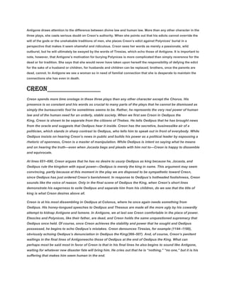 Major chracters analysis | DOCX | Christianity | Religion & Spirituality