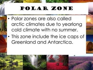 Major climate zones on earth | PDF