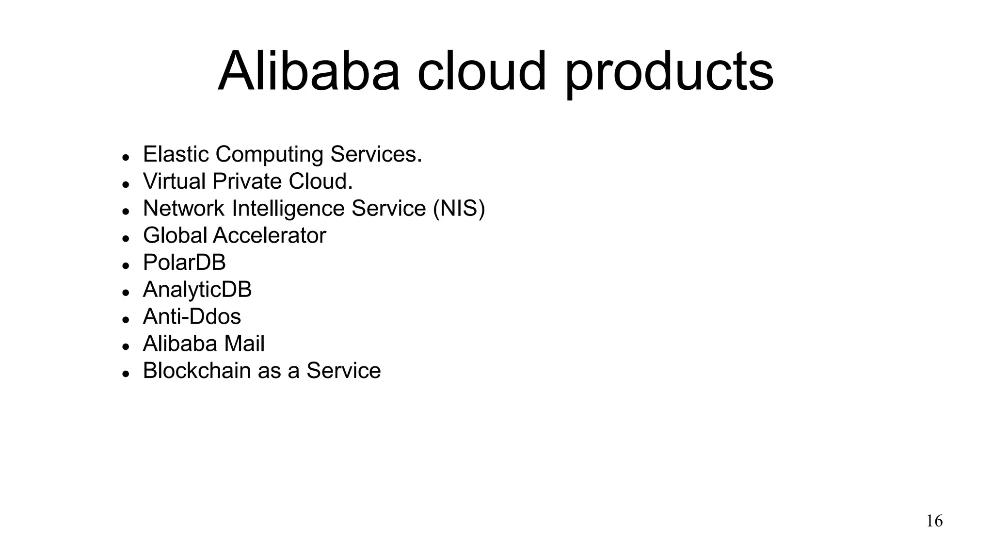Major cloud providers in the world and their products.pptx