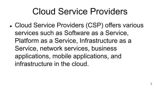 Major cloud providers in the world and their products.pptx