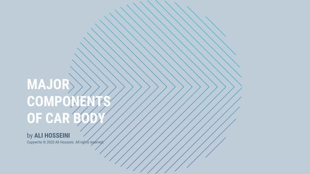 Major Components of Car Body | PDF | Auto Parts | Automotive