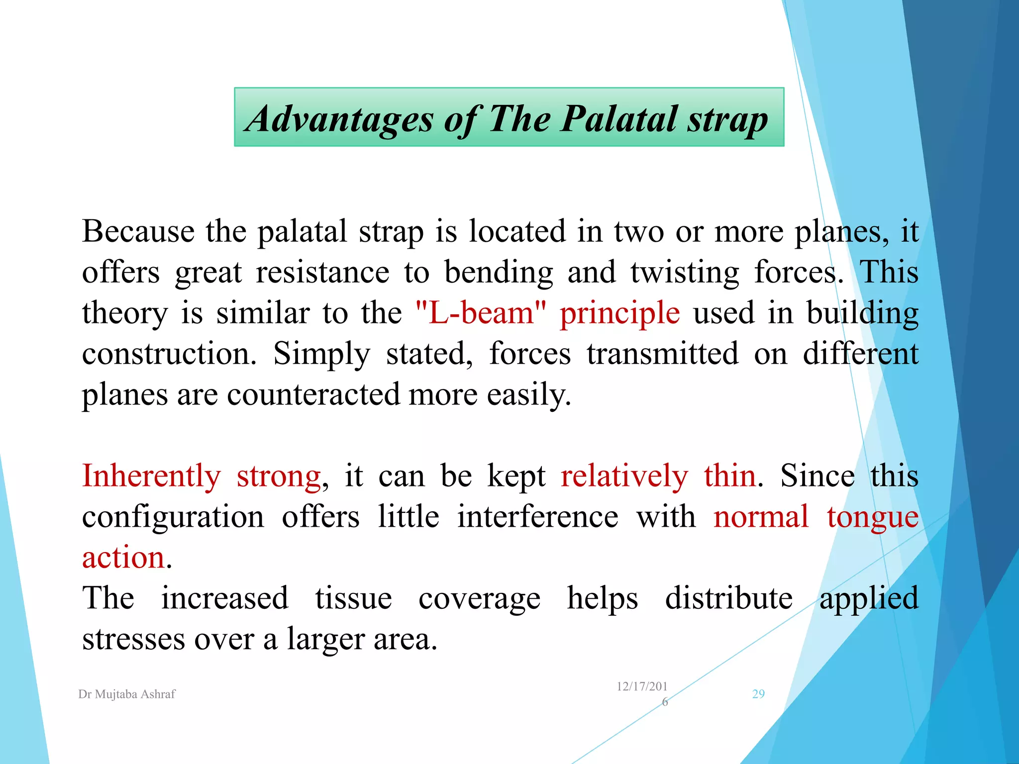 Major connector In prosthodontics | PPTX