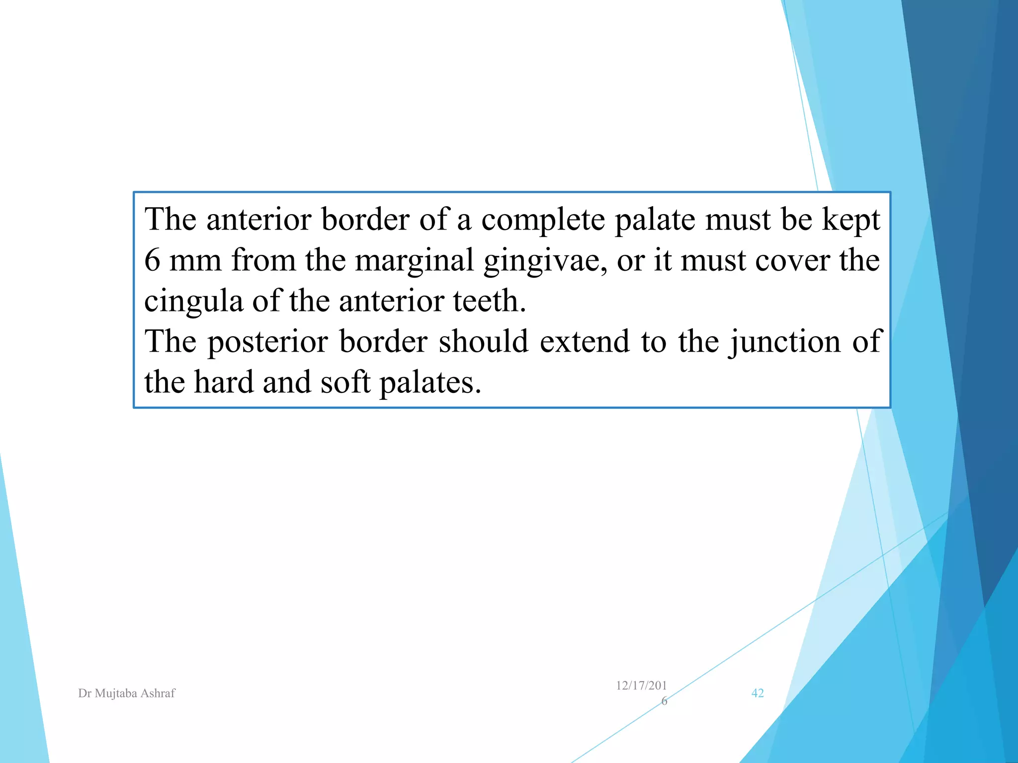 Major connector In prosthodontics | PPTX