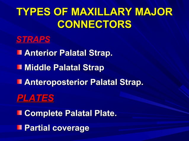Major connectors | PPT