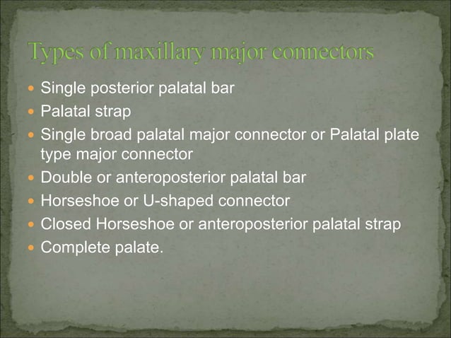 MAJOR CONNECTORS.ppt