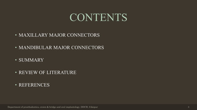 Major connectors | PPT