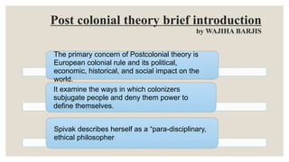 Major contribution to postcolonial theory and their work.pptx