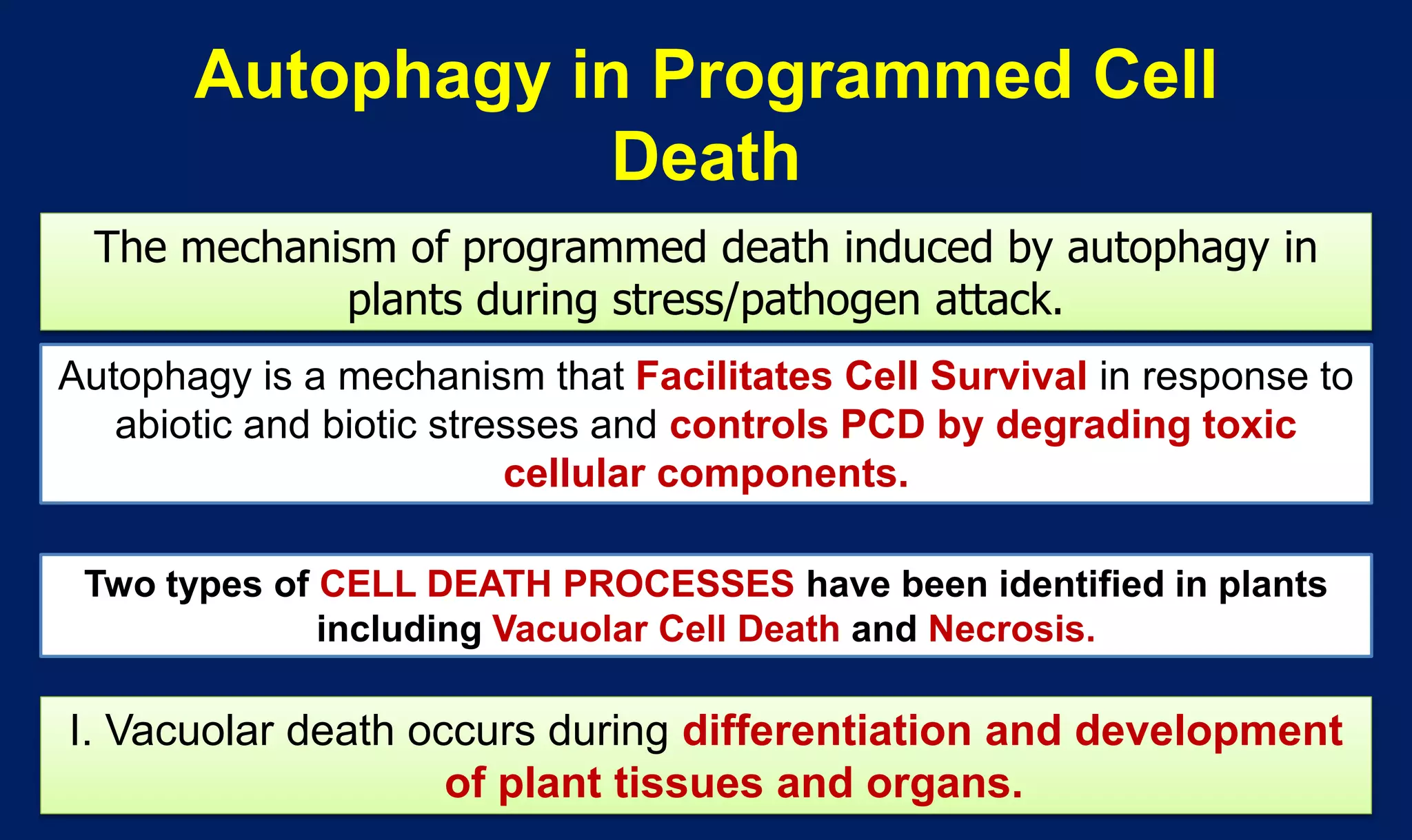 Molecular mechanisms of Autophagy and its Role in Plant Immunity ...
