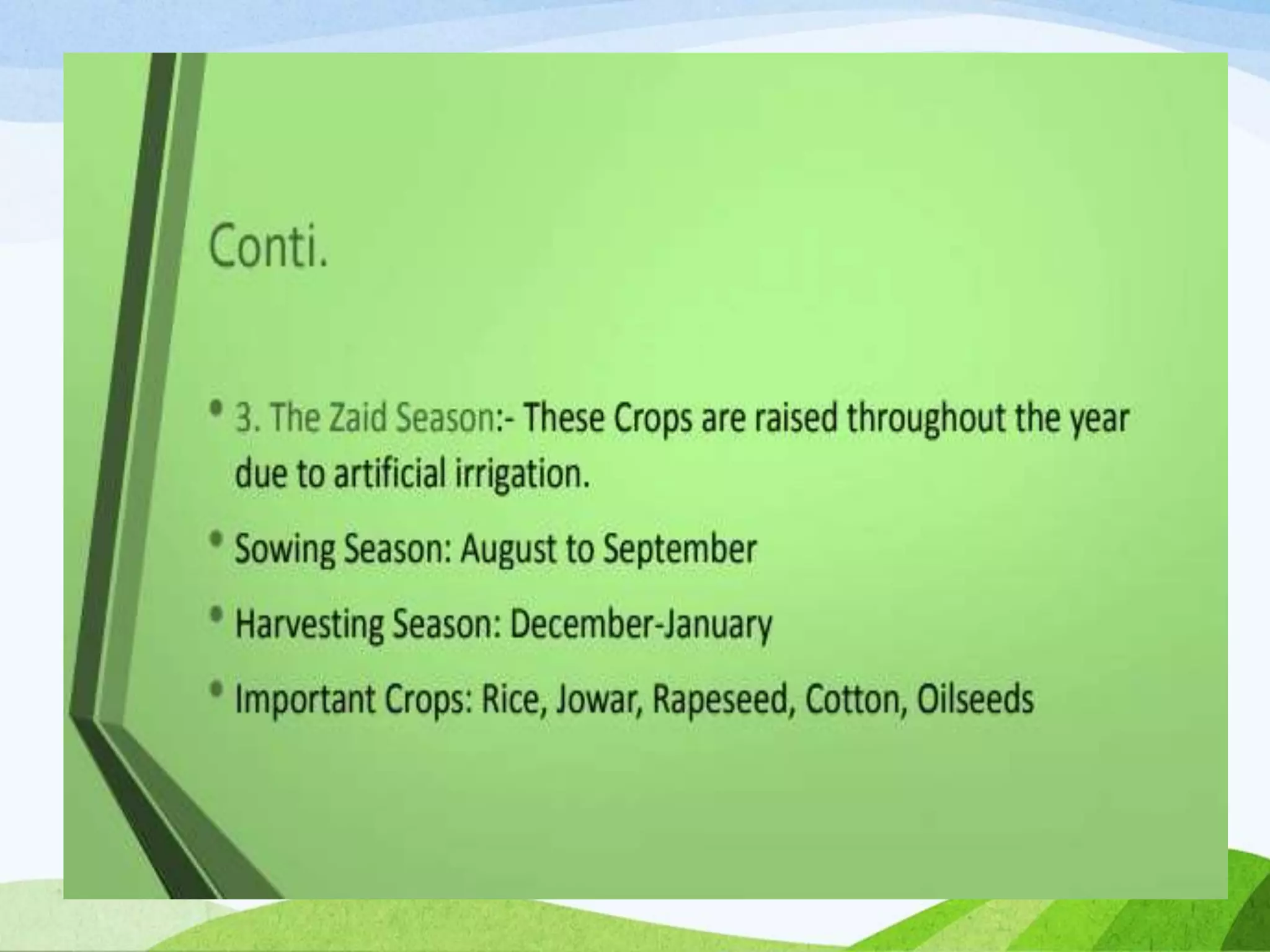 Major crops in India | PPTX