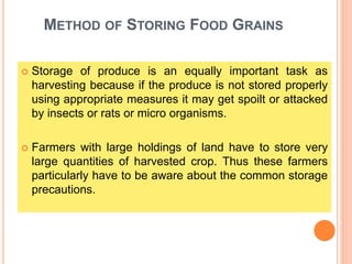 Major crops in India -Food processing.pptx