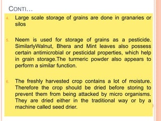 Major crops in India -Food processing.pptx