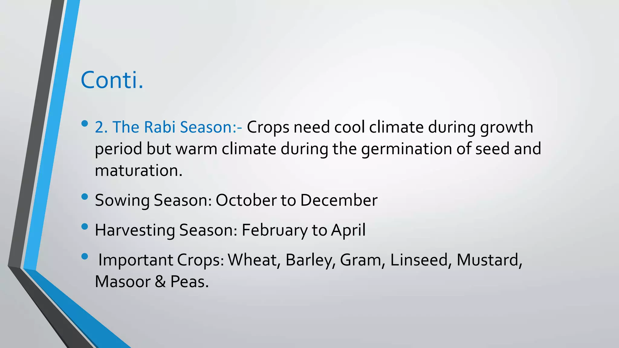 Major crops of india | PPTX