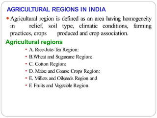 Major Crops and their production of India.pptx