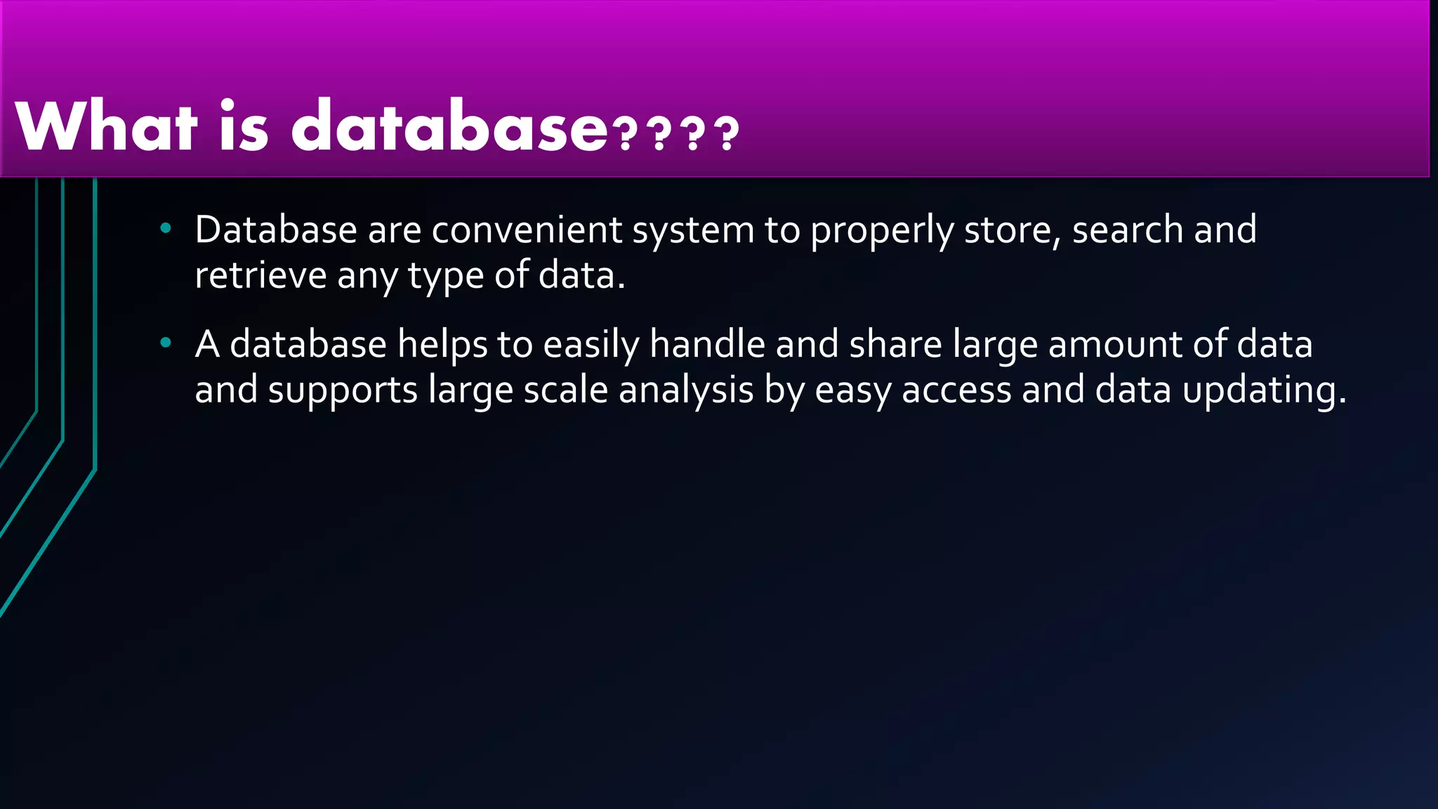 Major Databases In Bioinformatics Pptx Databases Computer
