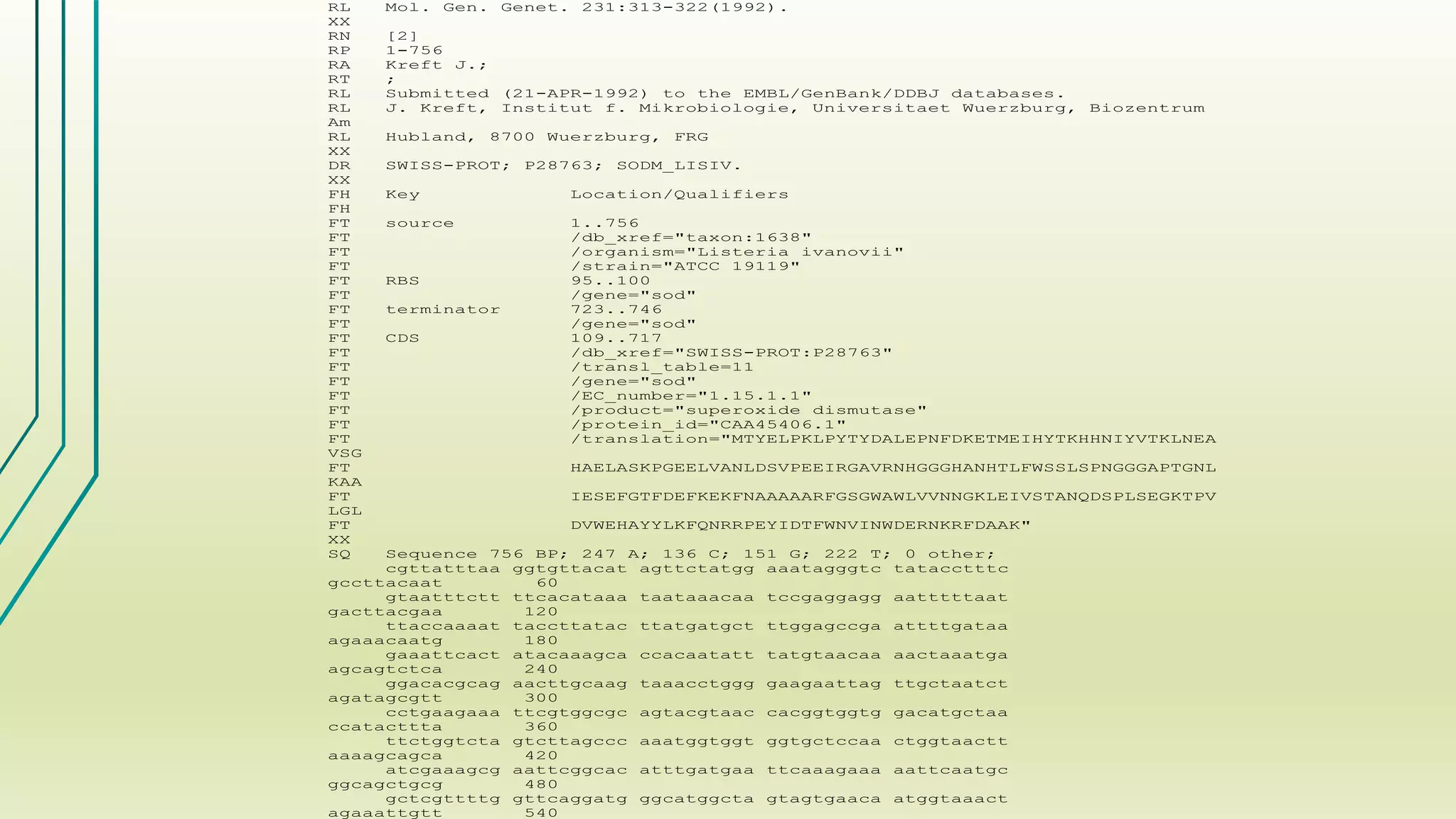 Major databases in bioinformatics | PPTX