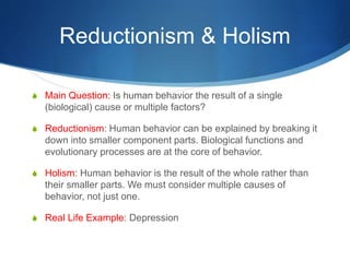 Major debates in psych | PPTX