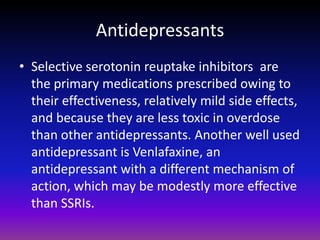 Major depressive disorder | PPTX | Mental Health | Diseases and Conditions