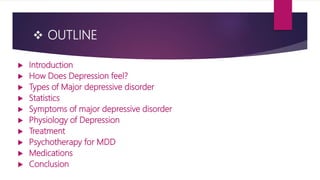 Major depressive disorder | PPTX